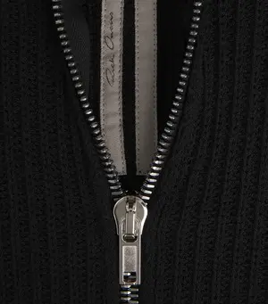 Rick Owens Cashmere Zip-up Hoodie