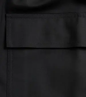 Rick Owens Wool-blend Slim Drawstring Trousers
