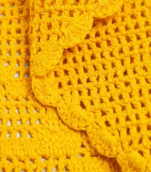 Lack Of Color Crocheted Sun Bandana - Yellow