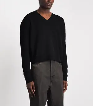 Rick Owens Cashmere-wool V-neck Sweater