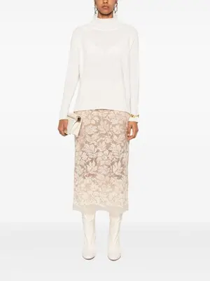 BEYOU Cashmere Turtle-neck Sweater