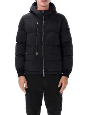 Stone Island Shell Coat - Nero