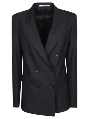 Tagliatore Tailored Gabardine Jacket - Nero