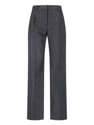 LARDINI Wool Trousers For - Grey