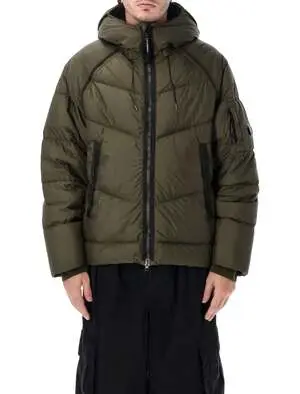 C.P. COMPANY C.P. COMPANY Quilted Hooded Puffer Jacket Verde