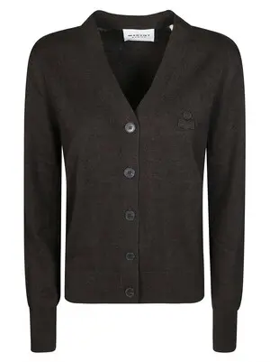 Isabel Marant Étoile Karinagz Wool-cotton Cardigan - Marrone