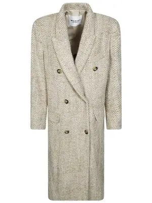 Isabel Marant Étoile Pilda-gb Wool-blend Coat - Beige