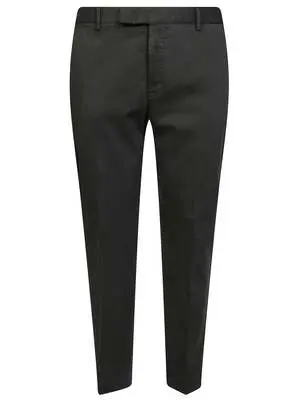PTO1 Stretch Cotton Trousers - Marrone