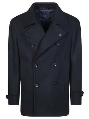 Tagliatore Double-breasted Wool Blend Overcoat