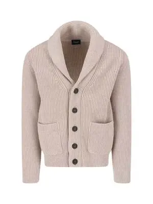 DRUMOHR 100% Merino Wool Crewneck Sweater For - Beige