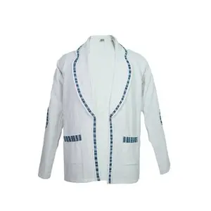 JIWYA White / Blue Baadal Jacket - White/blue