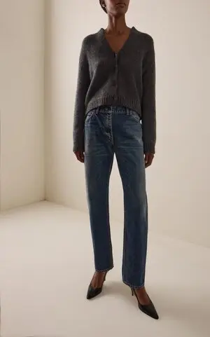 THE ROW Dinni Rigid Mid-rise Straight-leg Jeans
