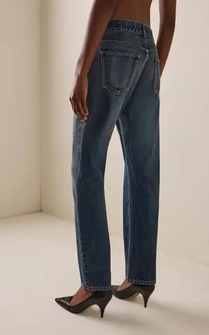 THE ROW Dinni Rigid Mid-rise Straight-leg Jeans