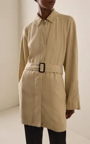 THE ROW Elisa Belted Twill Jacket