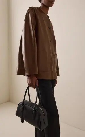 THE ROW India East/west Small Leather Bag