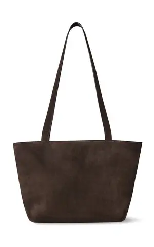 THE ROW Parker Suede Tote - Brown