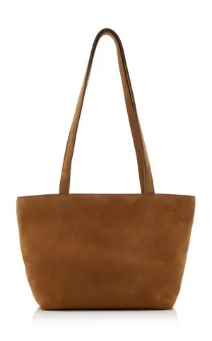 THE ROW Parker Suede Tote - Tan