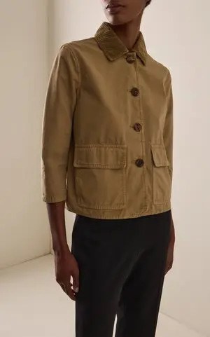 THE ROW Benka Cotton Canvas Jacket
