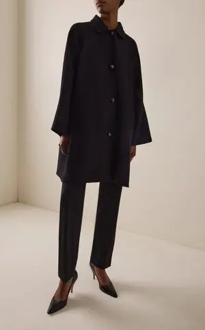 THE ROW Ina Wool-cashmere Blend Coat