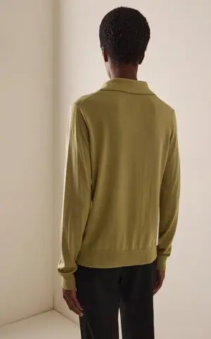 THE ROW Pauli Wool-silk Top
