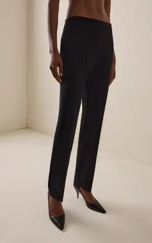 THE ROW Cyril Wool Straight-leg Pants