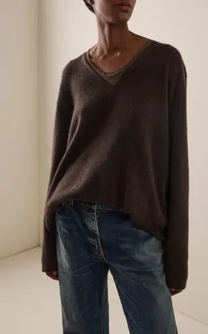THE ROW Purin Cashmere Top