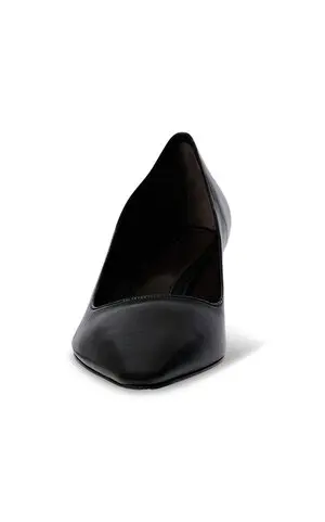 THE ROW Liisa Kitten Leather Pumps