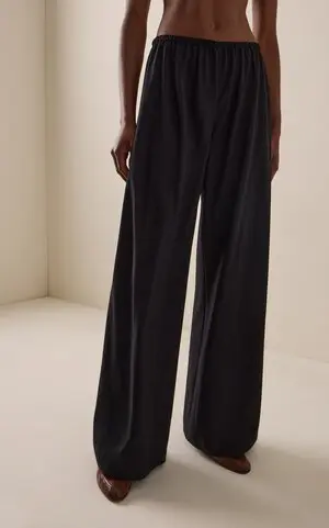 THE ROW Gala Wool Wide-leg Pants