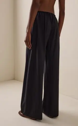 THE ROW Gala Wool Wide-leg Pants