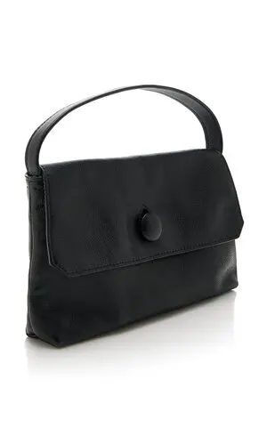 THE ROW Sally Leather Shoulder Bag - Black