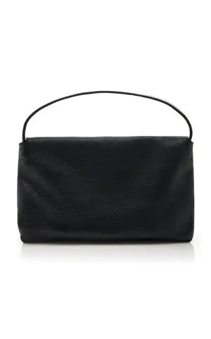 THE ROW Sally Leather Shoulder Bag - Black