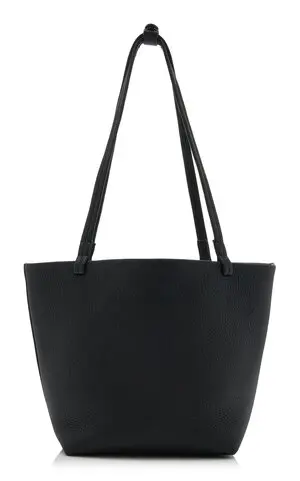 THE ROW Medium Park Leather Tote - Black