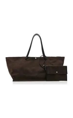 THE ROW Idaho Xl Canvas Tote Bag - Brown