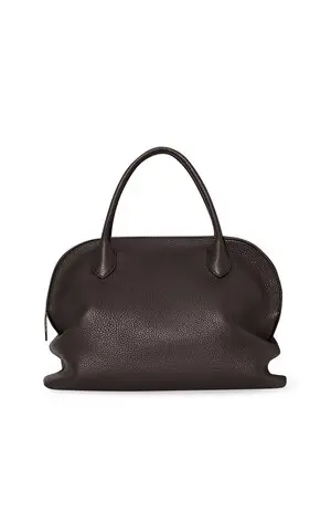 THE ROW Agnes 12 Leather Tote - Brown