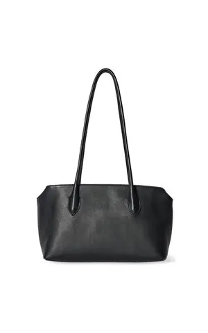 THE ROW Small Terrasse Leather Bag - Black