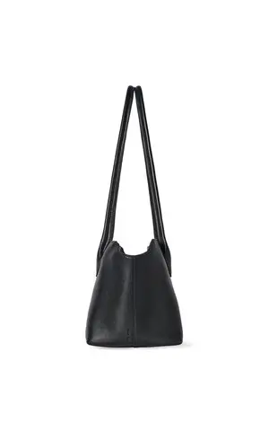 THE ROW Small Terrasse Leather Bag - Black