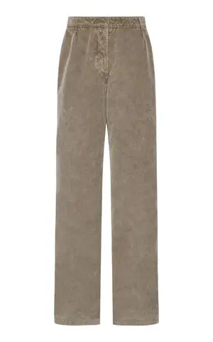 THE ROW Adler Cotton Corduroy Pants - Neutral