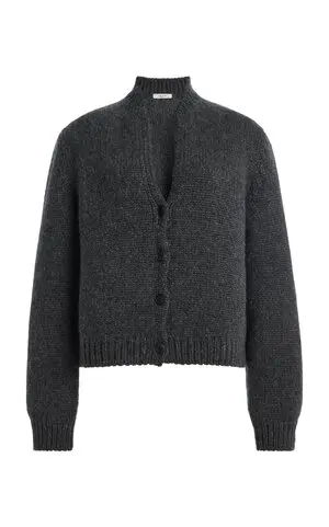 THE ROW Pytna Cashmere Cardigan - Grey