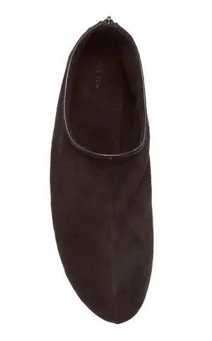 THE ROW Stellene Suede Slippers