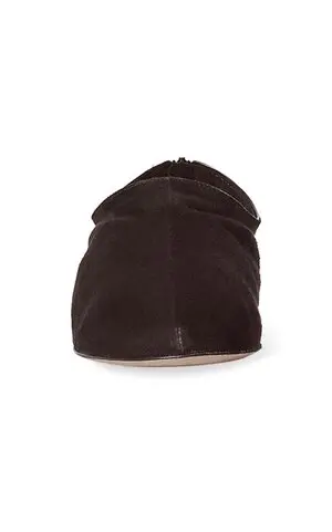 THE ROW Stellene Suede Slippers