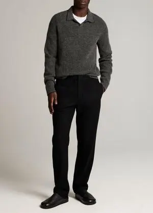 Vince Tailored Knit Owen Pant - Black