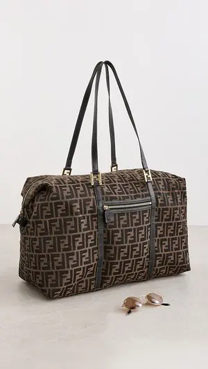 Shopbop Fendi Zucca Canvas Boston Handbag