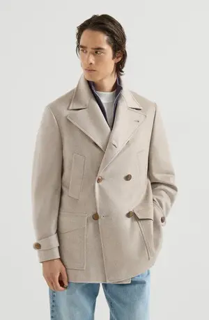 Men's Beige Coats