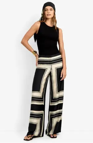 Trina Turk Lanay Print Pant - Scala