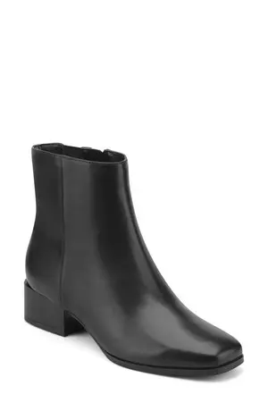 Easy Spirit Sidney Leather Bootie - Black