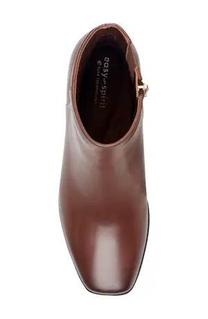 Easy Spirit Sidney Leather Bootie - Brown