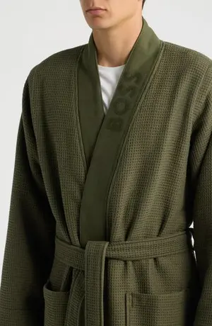 BOSS Waffle Knit Robe