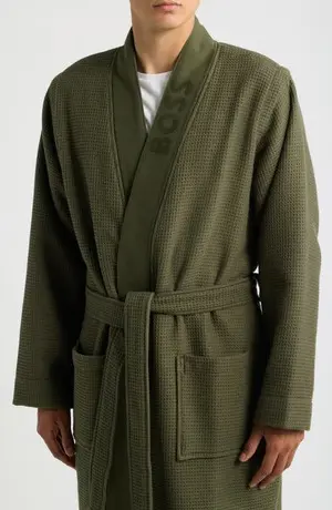 BOSS Waffle Knit Robe