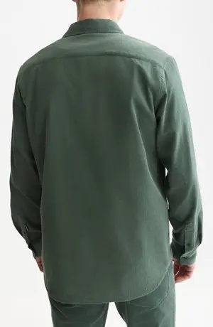 Scotch & Soda Regular Fit Corduroy Button Up Shirt