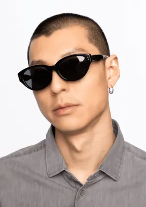 COVRY Nova Cat Eye Sunglasses - Black